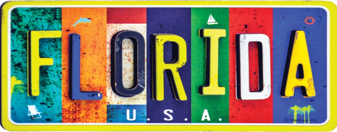 Miami Souvenirs: FLORIDA MAGNET