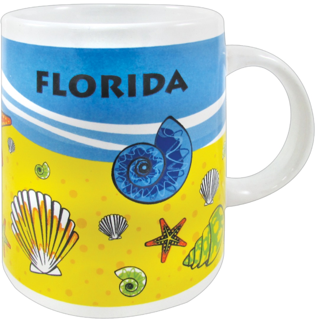 Miami Souvenirs: FLORIDA SHELL MUG