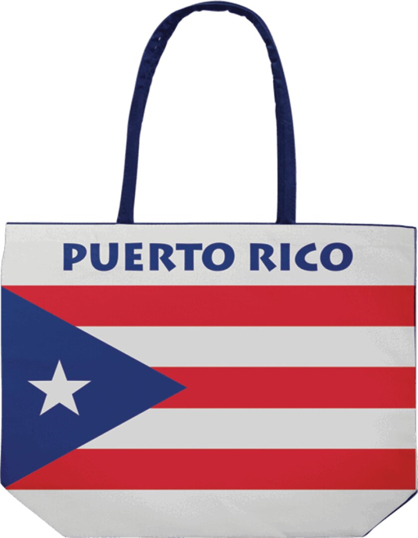 Miami Souvenirs: PUERTO RICO FLAG-SOUVENIR BAG
