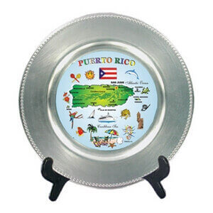Miami Souvenirs: PUERTO RICO SOUVENIR PLATE