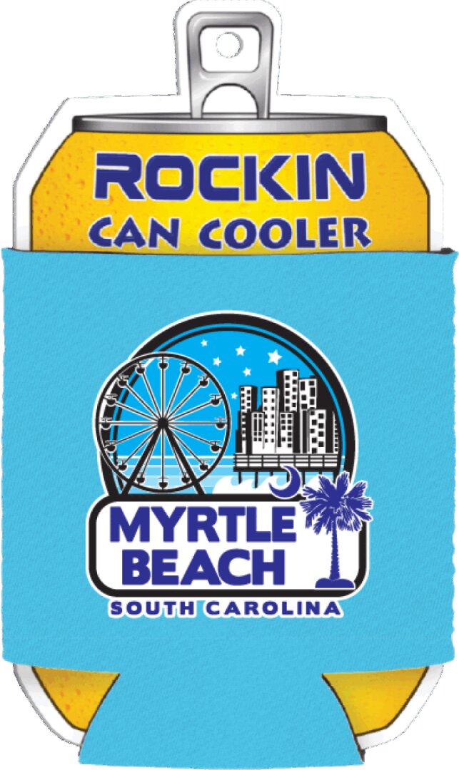 Miami Souvenirs: MYTLE BEACH 2 DESIGN CAN COOLE