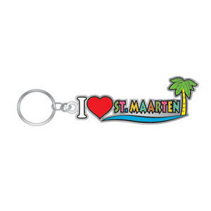 Miami Souvenirs: ST MAARTEN-KY CHAIN I HEART "S
